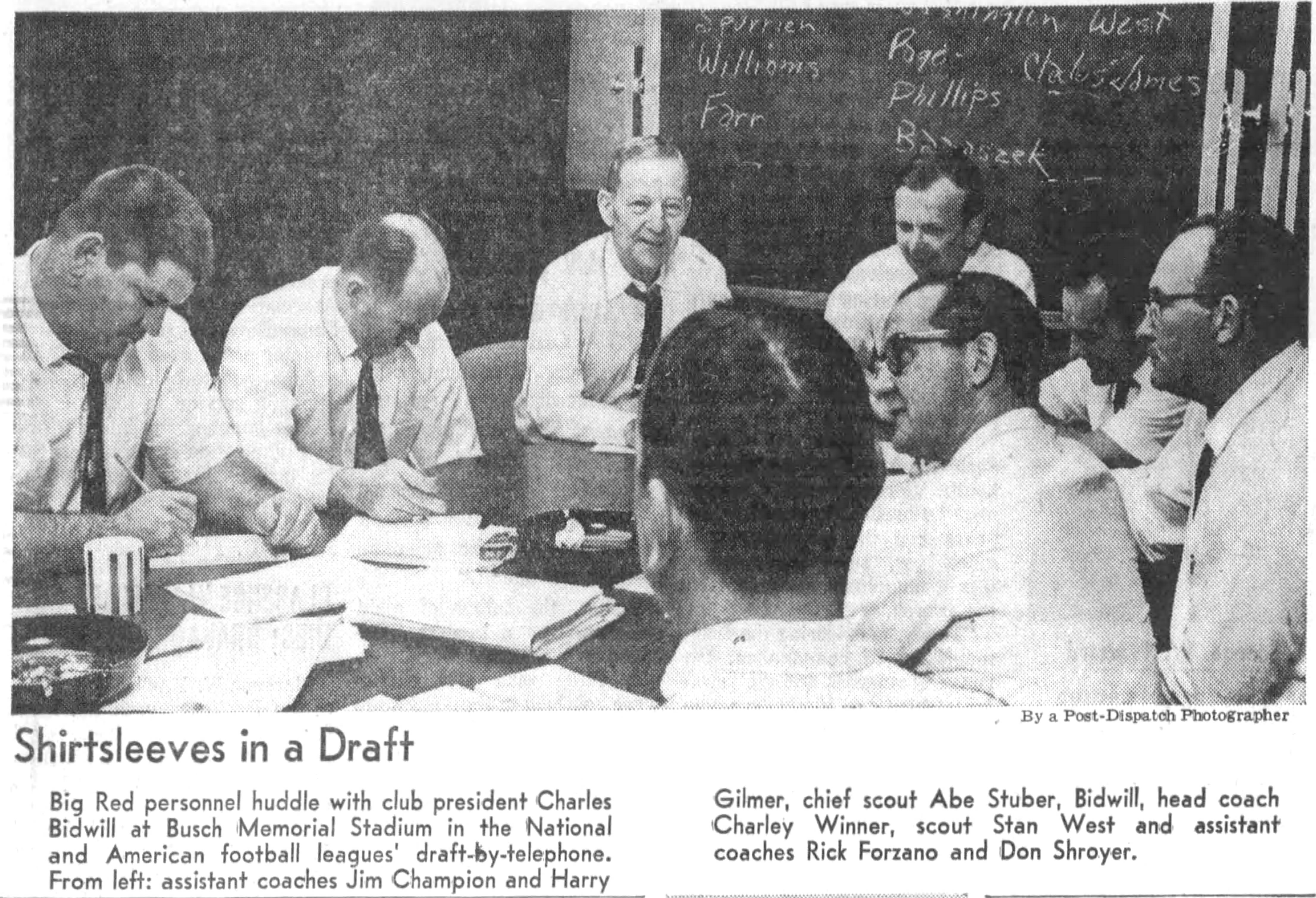 Big Red Draft History: 1967 NFL Draft | THE BIG RED ZONE