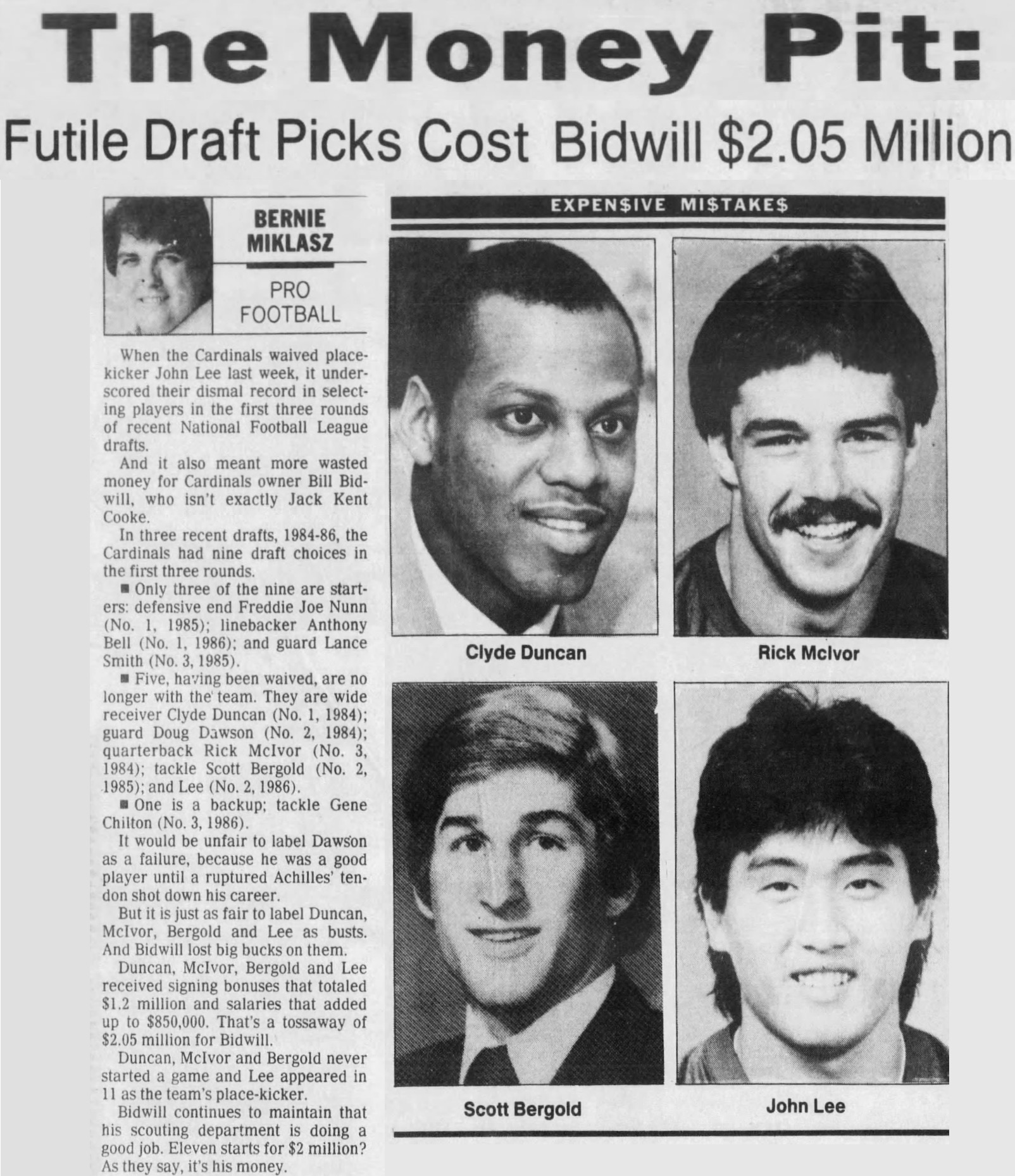Big red Draft History: 1987 NFL Draft | THE BIG RED ZONE