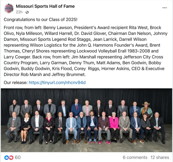 Willard Harrell Inducted into Missouri Sports Hall of Fame | THE BIG ...